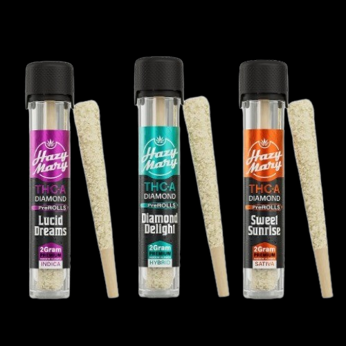HAZY MARY DIAMOND PREROLL 2.0g Diamond Delight Hybrid | JJB CBD