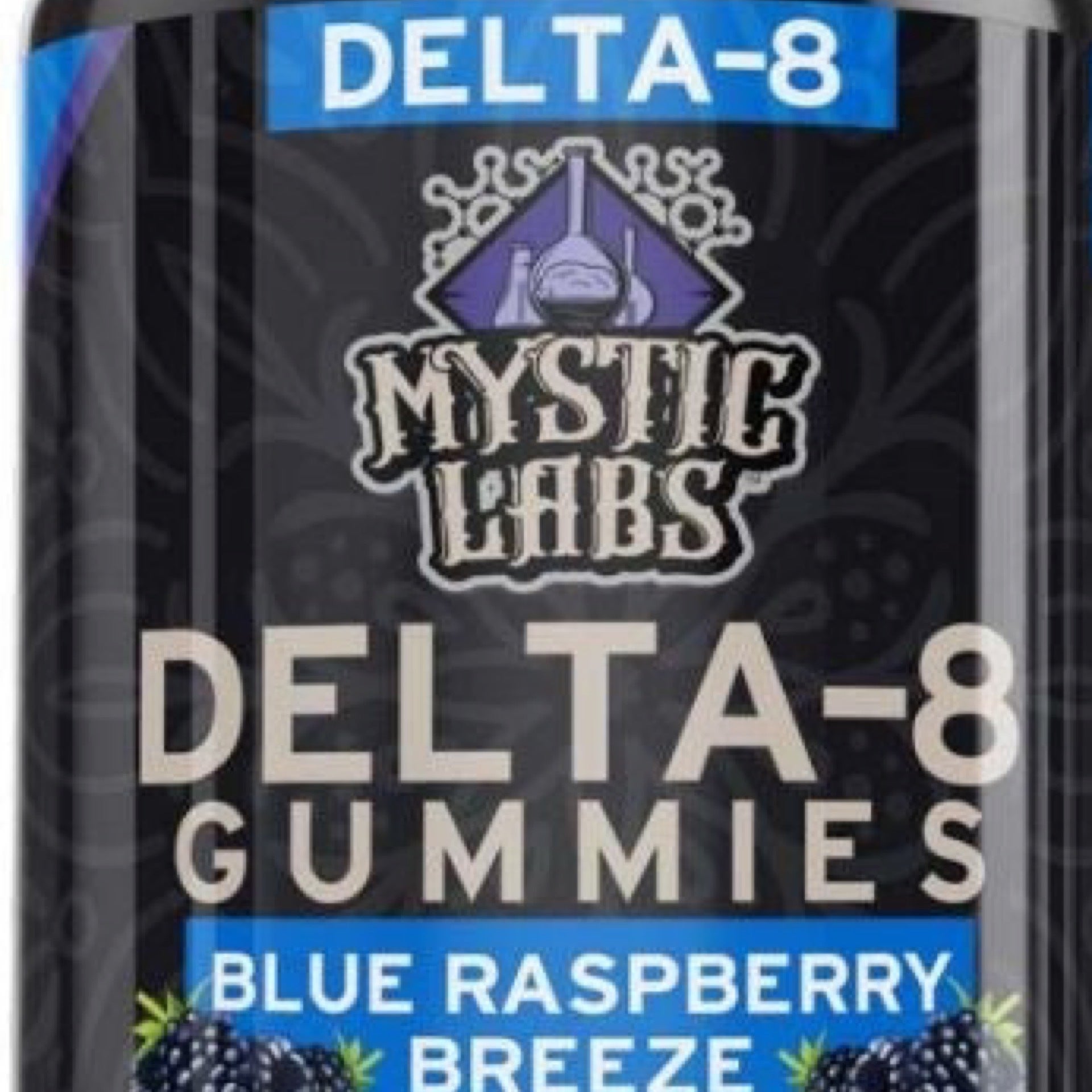 Mystic Labs Maximum Strength Delta 8 Gummies Blue Raspberry Freeze 125 ...